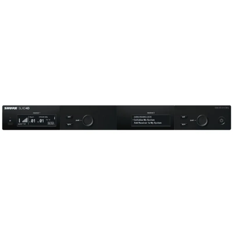 Shure SLXD4D Dual-Channel Digital Wireless Receiver – Integrasi ...